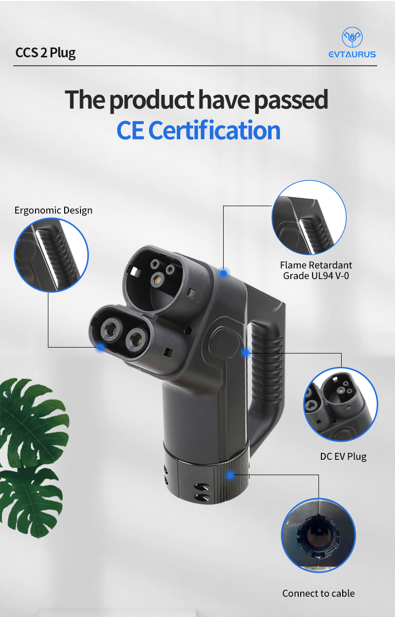 DC Fast EV Charger Connector CCS2 Charging Plug(80A 150A 200A) for ...