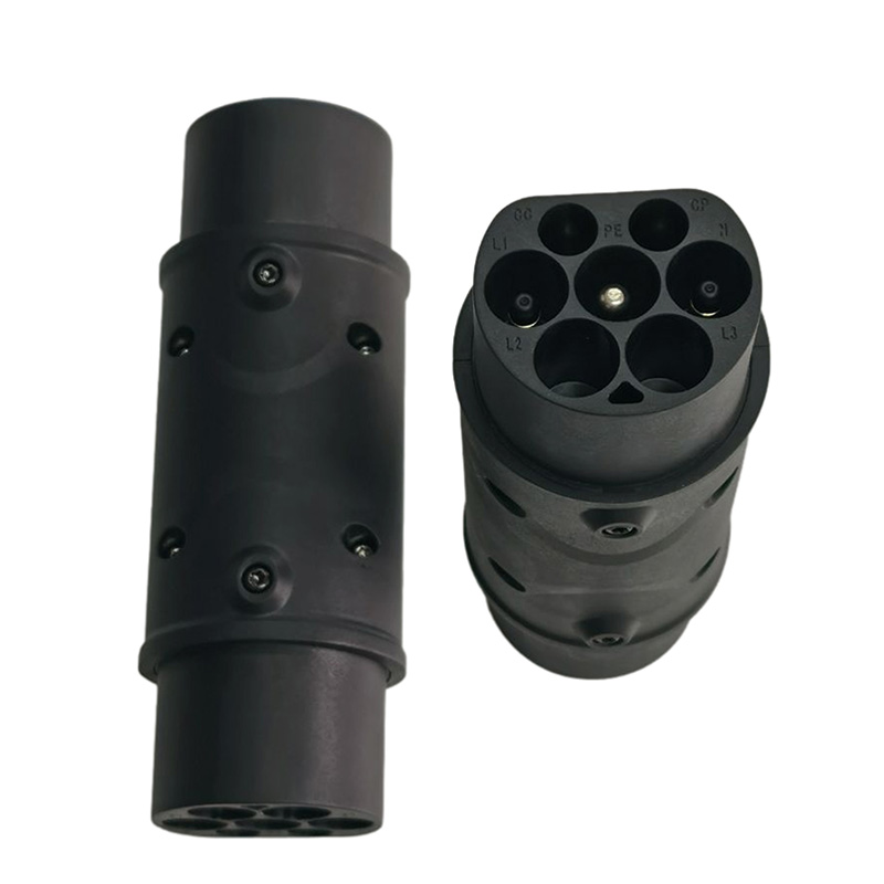 16/32A 1P 3P Type 2 Male plug to GB/T plug Integrated Adapter from ...